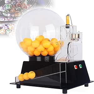 Lottery Machine,Prize Wheel Bingo Game,Lucky Electric Acrylic ...