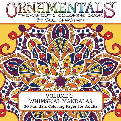 OrnaMENTALs: Whimsical Mandalas: 30 Mandala Coloring Pages for Adults ...