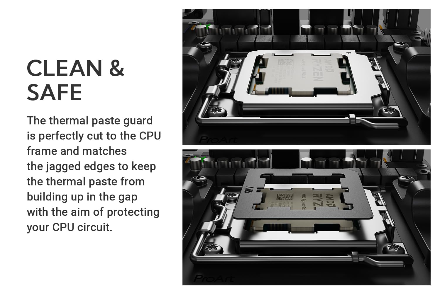 Snapklik.com : ID-COOLING AM5-TPGS Thermal Paste Guard Set For AM5 CPU
