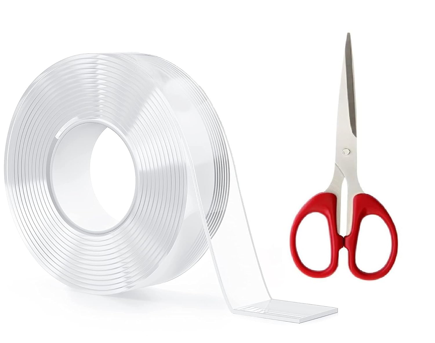 UCRAVO Double Sided Tape Heavy Duty With Scissor - Multipurpose ...