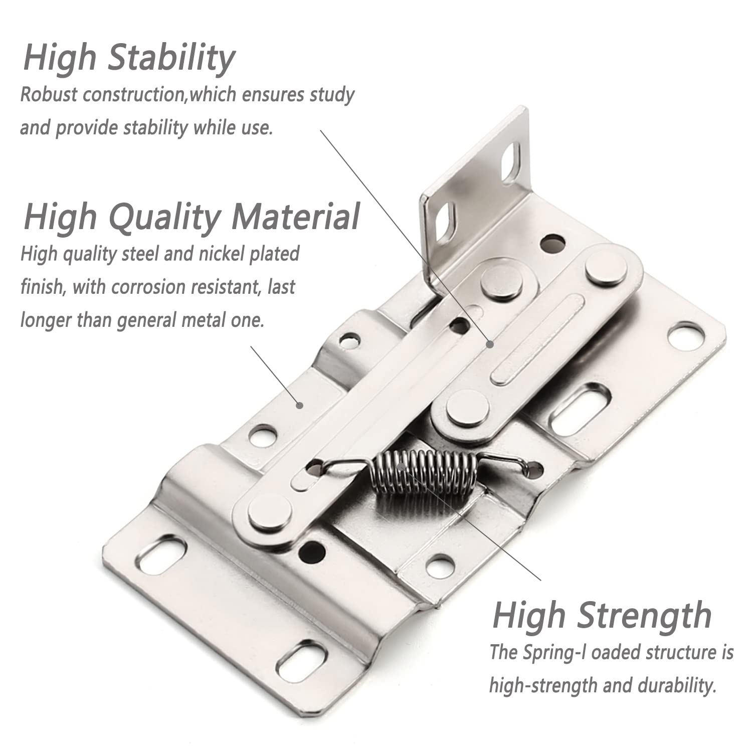 Snapklik.com : Chibery 2 Pack Tip Out Tray Hinges, Scissor Hinges For ...