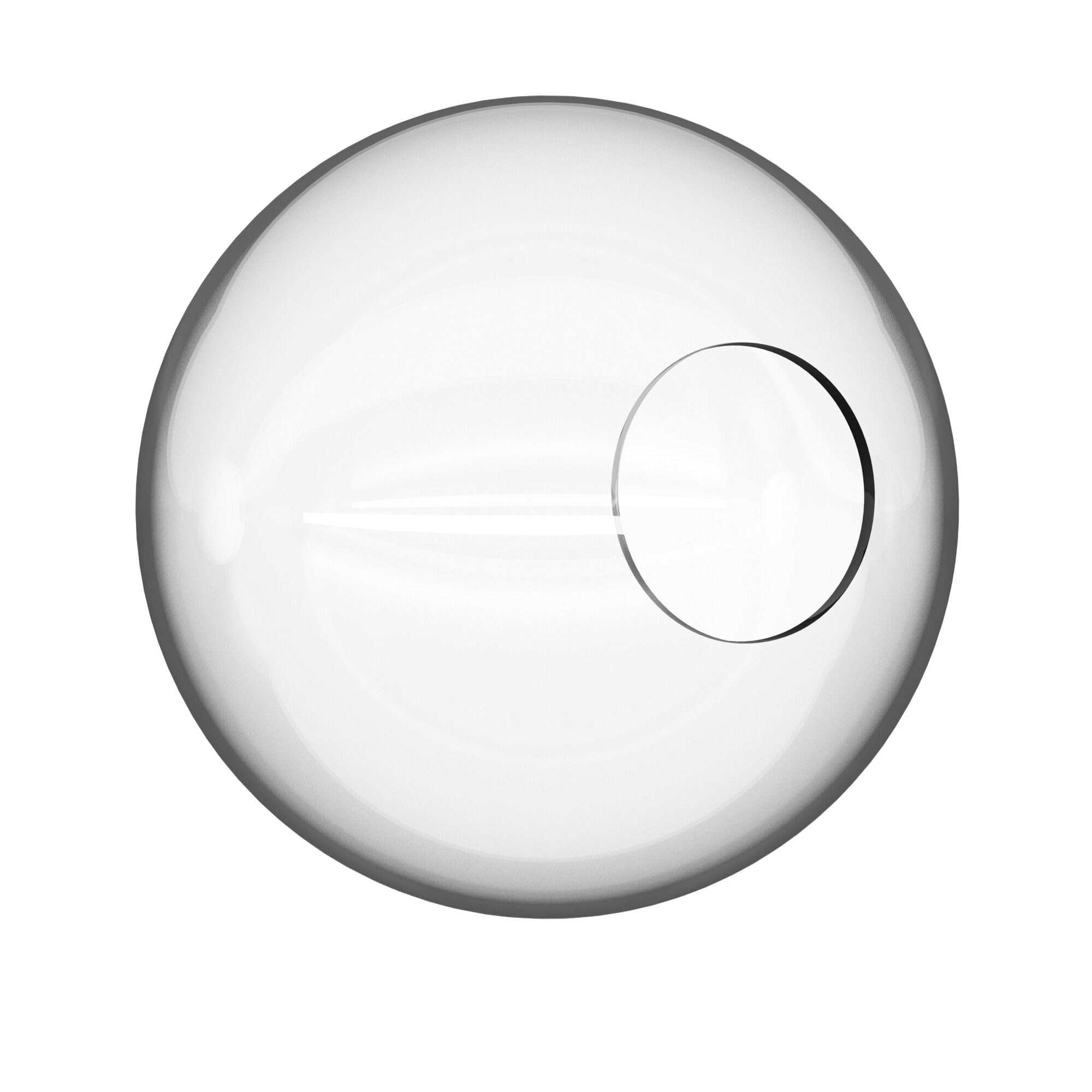 KastLite 18" Clear Acrylic Outdoor Lamp Post Globe Light Diffuser ...