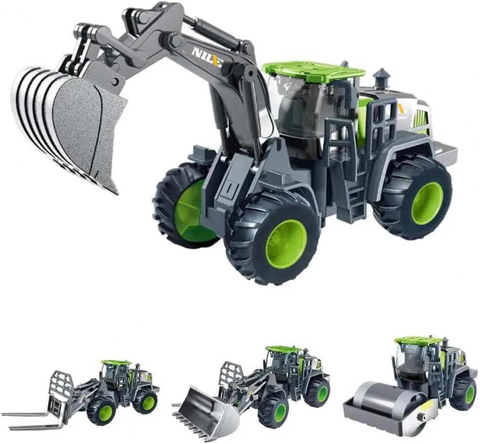 UKAXA Excavator Engineer Long Crane Vehicle Pushdozer Bulldozer ...