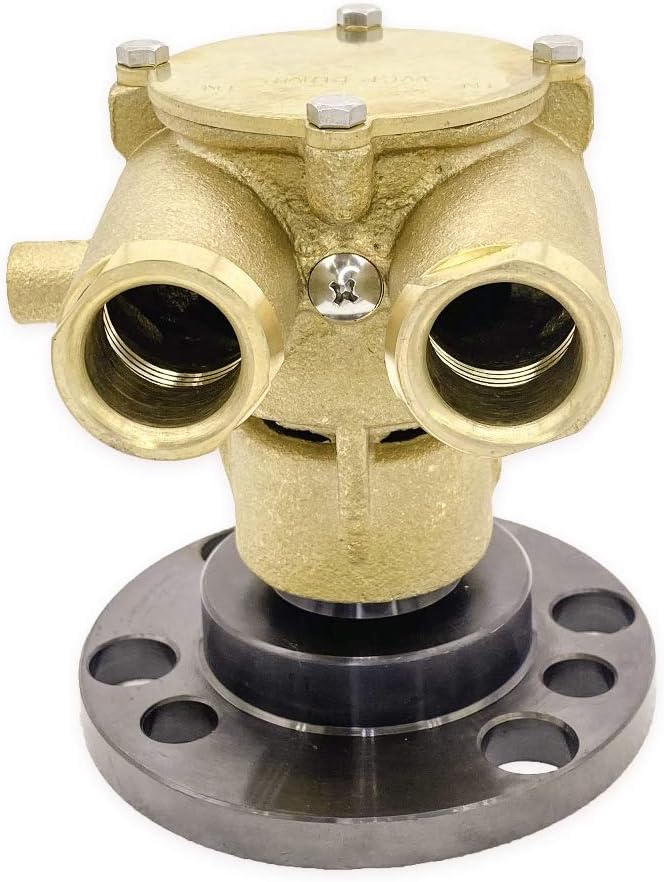 A.A Bomba de agua cruda montada para uso en V8 Volvo Penta, OMC, Indmar ...