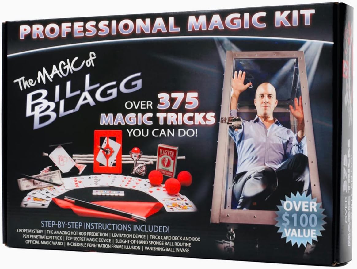 Amazon.com: Bill Blagg Professional Magic Kit - Over 375 Easy to Learn ...