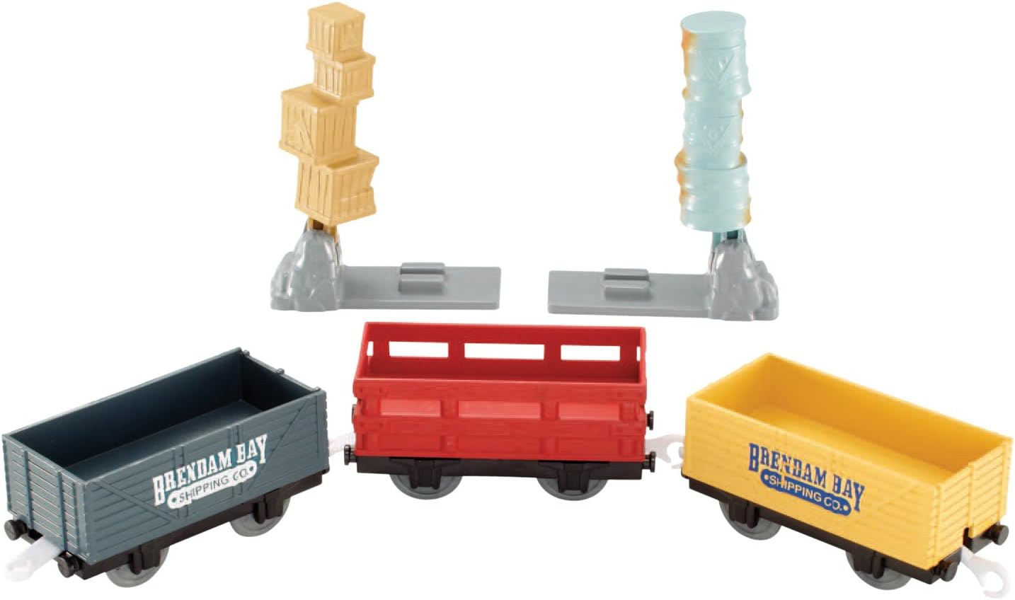 Amazon.com: Thomas & Friends TrackMaster, Brendam Bay Cargo Delivery ...