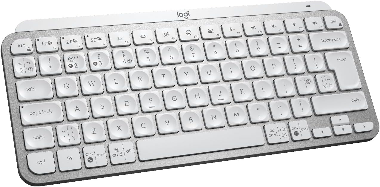 Logitech MX Keys Mini Minimalist Wireless Illuminated Keyboard, Compact ...