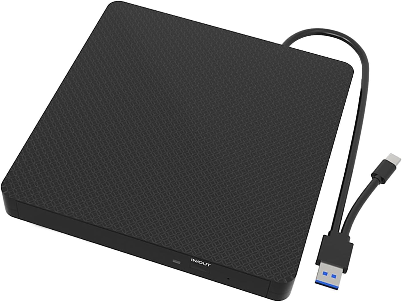 External CD DVD Drive, Type-C USB 3.0 Portable Drive Reader DVD CD RW ...