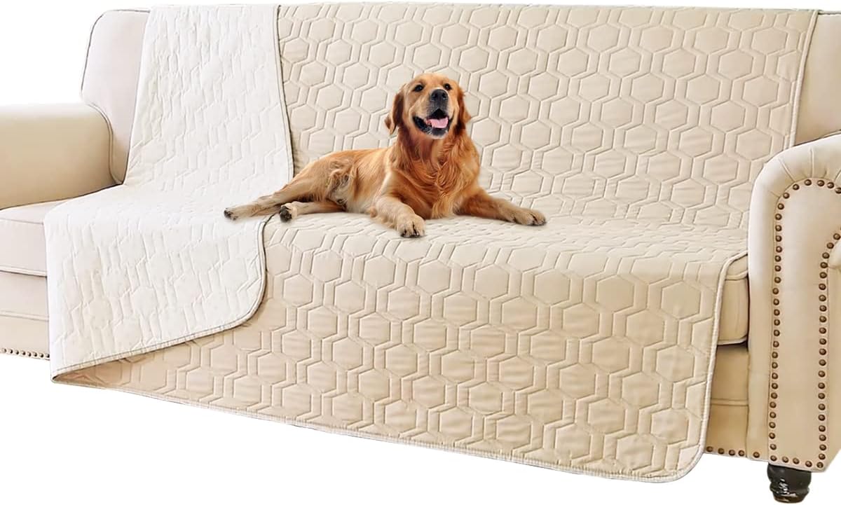 Amazon.com: Tcksstex Waterproof and Anti-Slip Dog Bed Cover and Pet ...