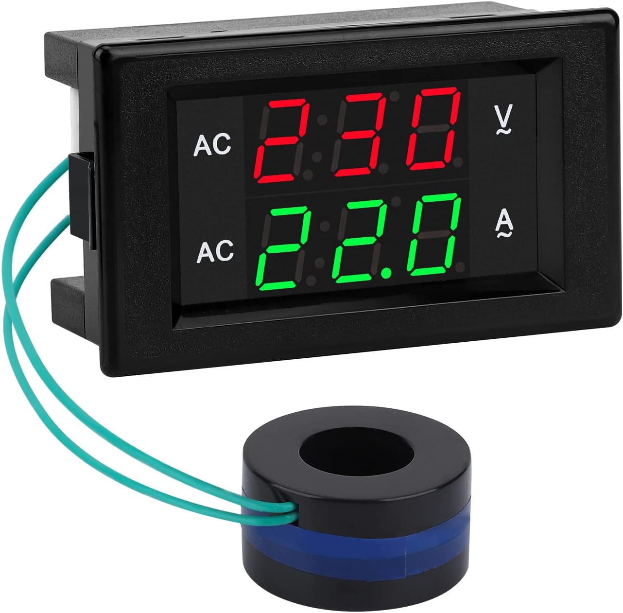Amazon.com: HiLetgo 2pcs 0.28" Digital Voltmeter Ammeter DC 100V 10A ...