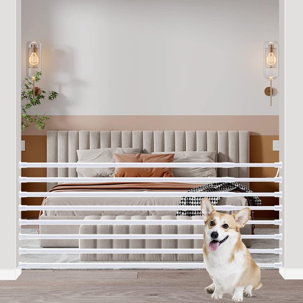 Amazon.com: Short Dog Gate Expandable Dog Gate 28.3"-41.3" to Step Over ...