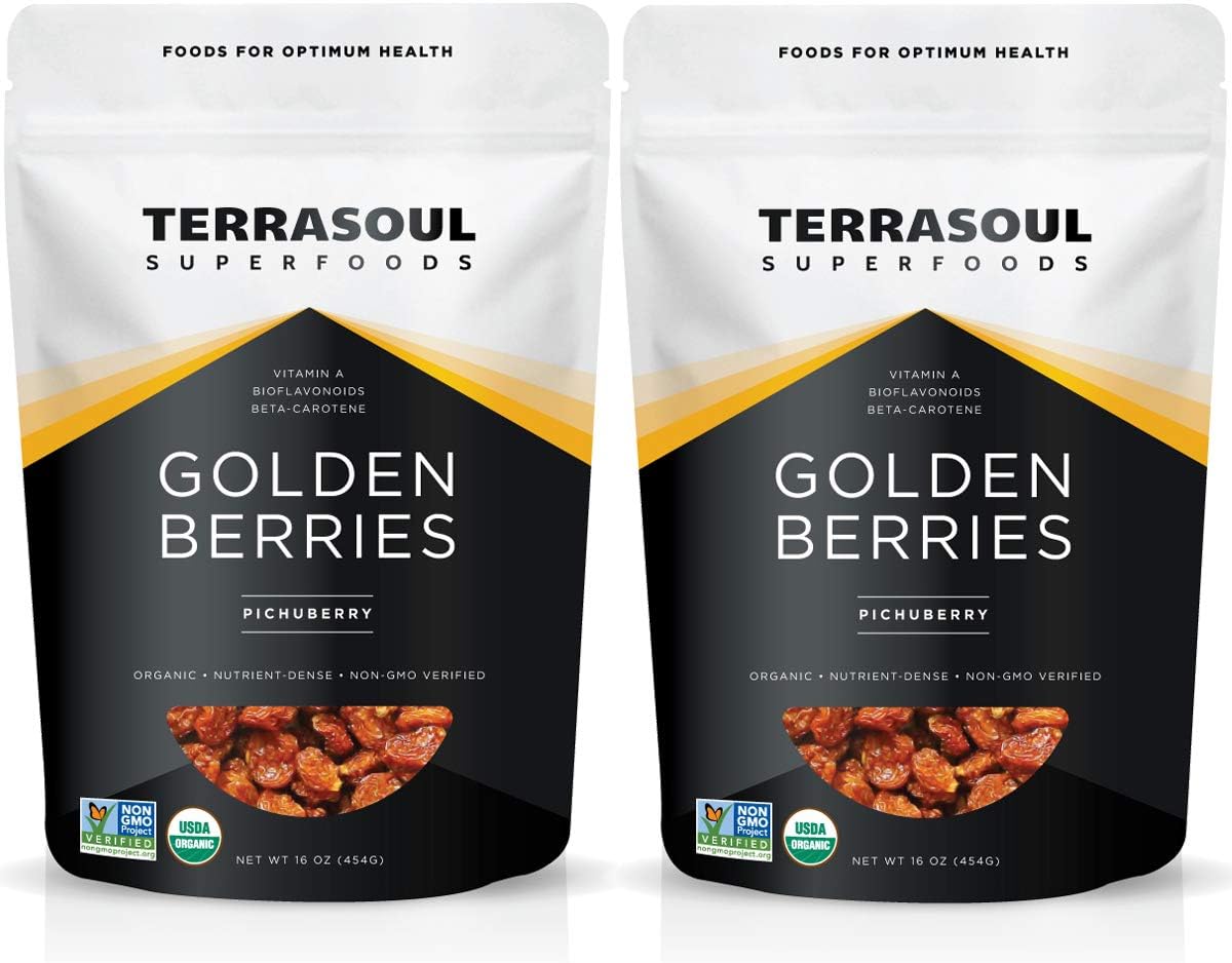Amazon.com: Terrasoul Superfoods Organic Golden Berries, 2 Pounds ...