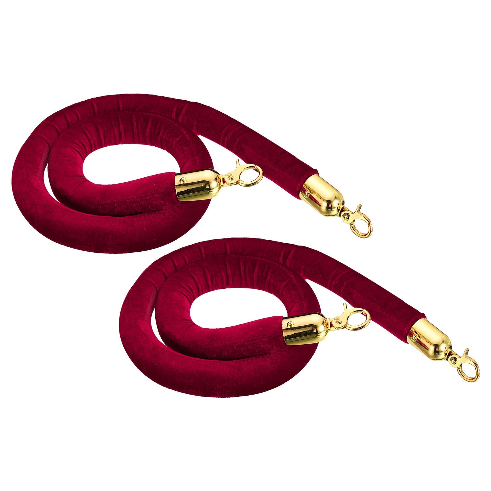 Stanchion Rope Crowd Control Rope Safety Queue Barrier 2 Pack