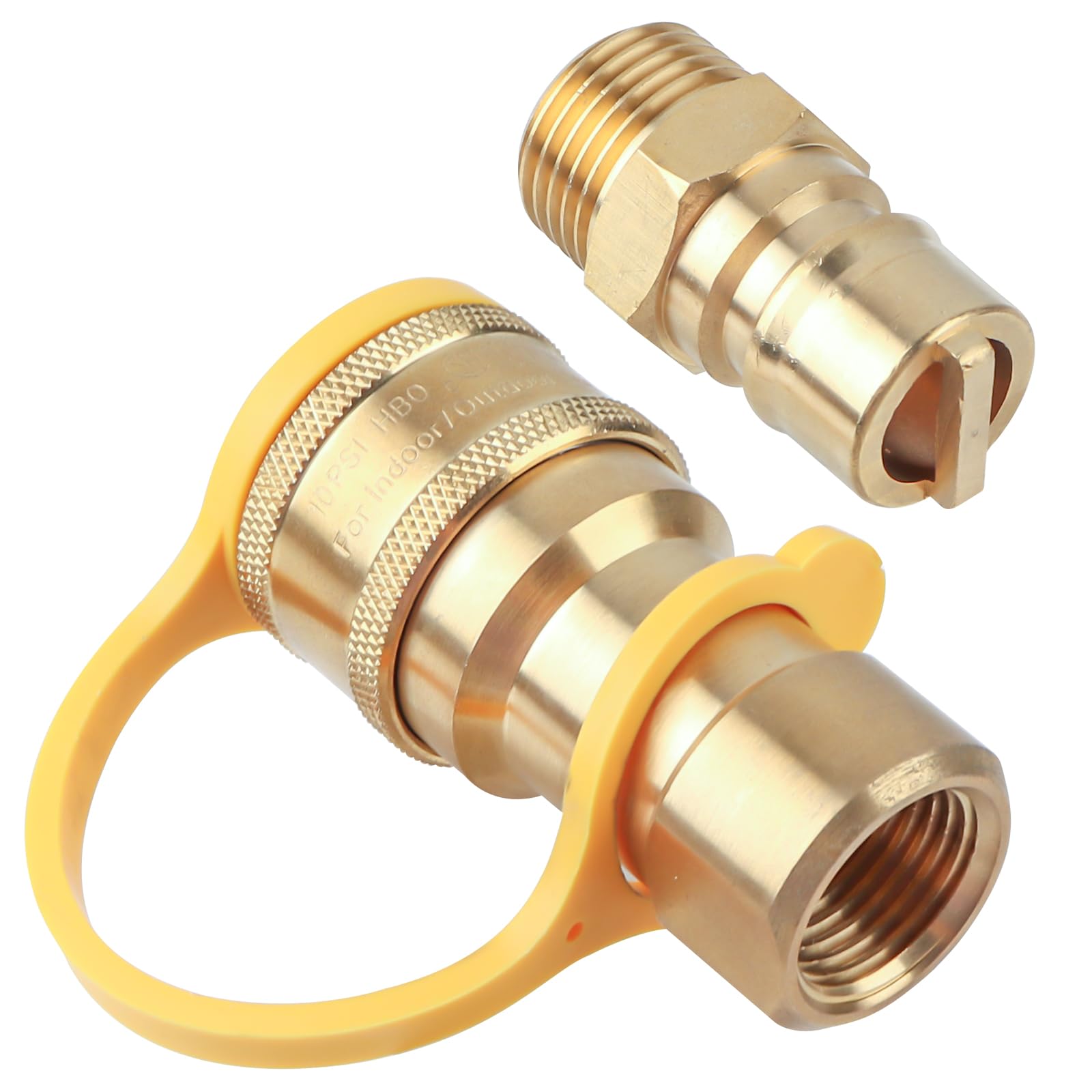 Amazon.com: 1/2" Gas Quick Connect Kit, Disconnect Connector with Male ...