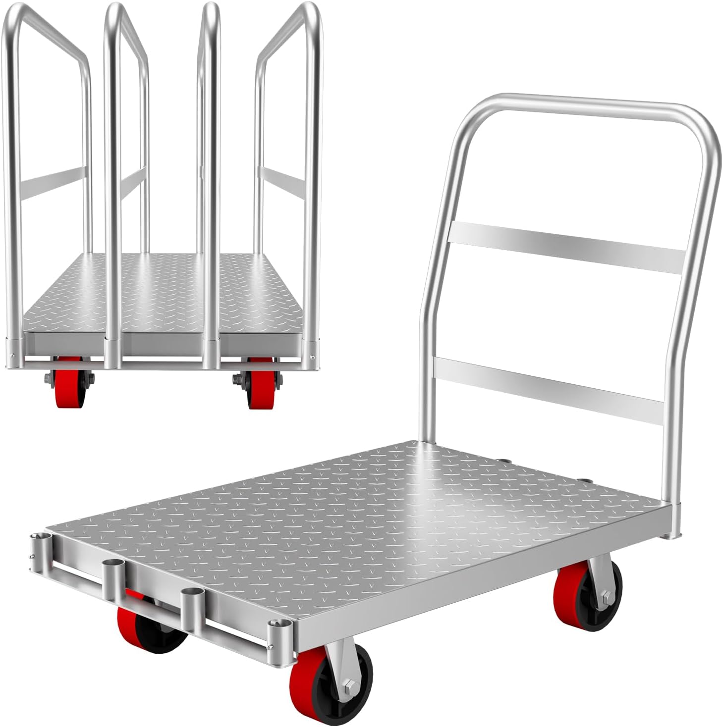 Amazon.com: 2 in 1 Steel Platform Truck, Panel Truck Cart, 2000 Lbs ...