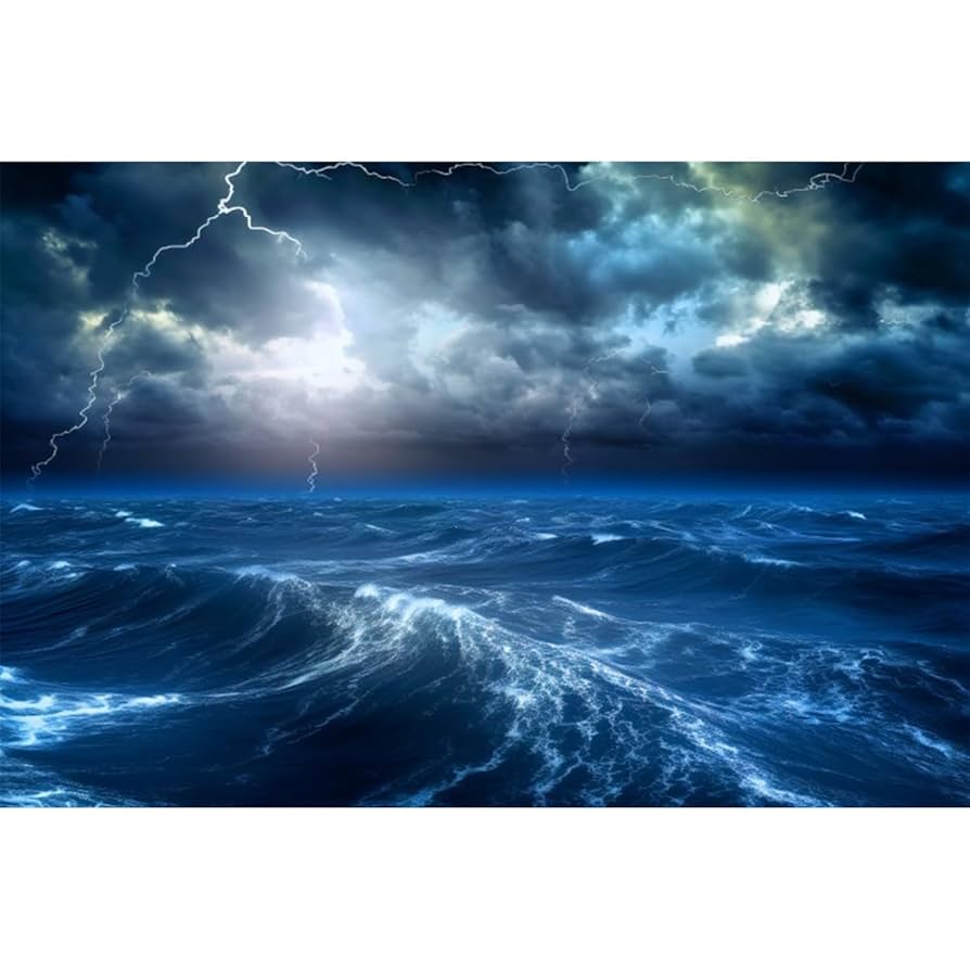 Ocean Scripture Wallpaper Background