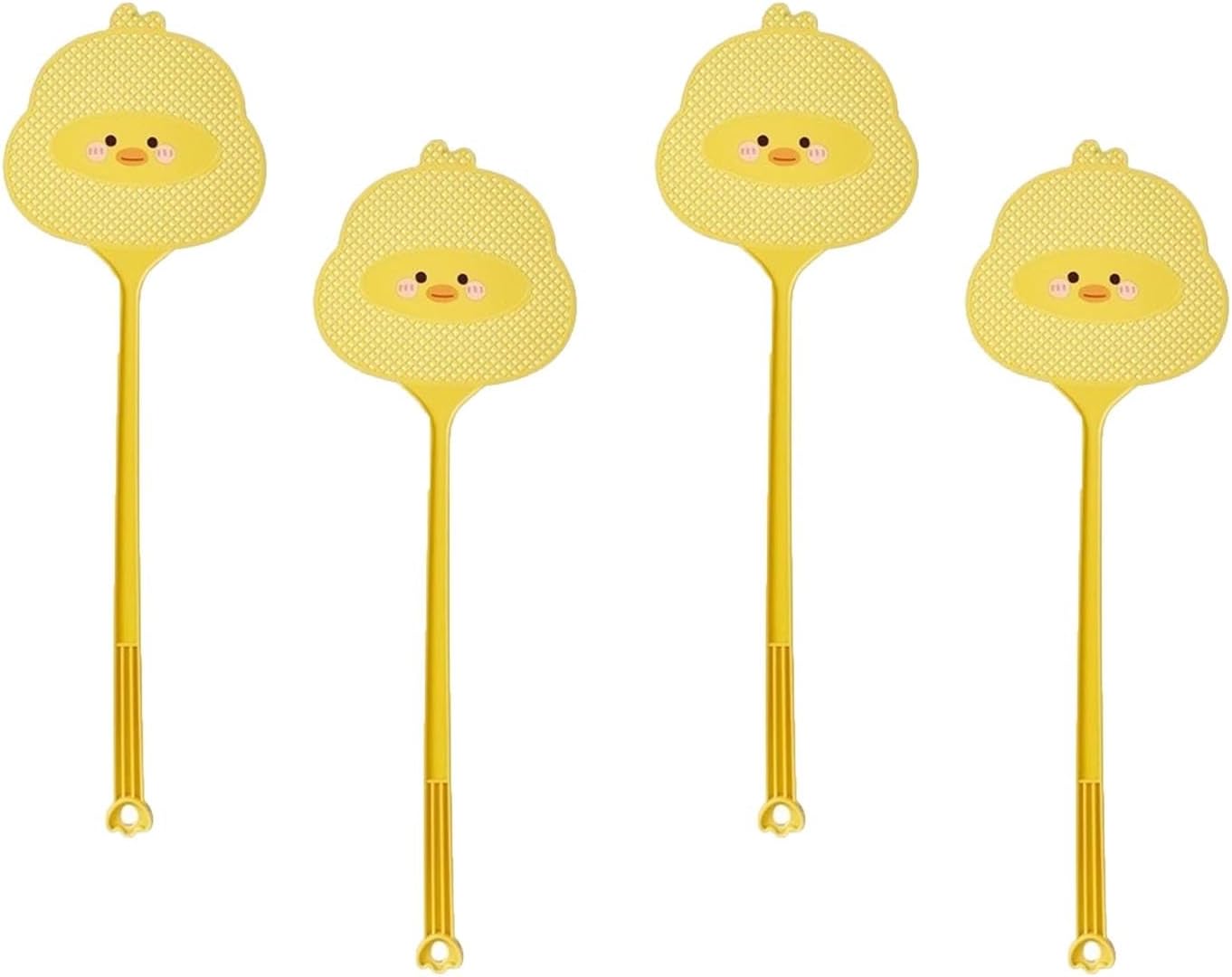 Amazon.com: Fly Swatter 4 Pcs Duckling Shape Soft and Bendable Smooth ...