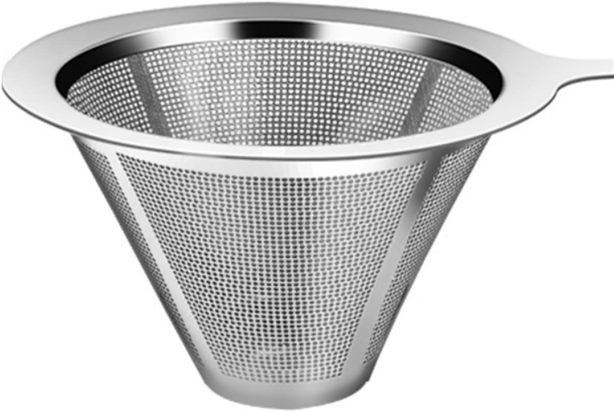 sieves strainers fine mesh Double Layer Coffee Stainless Steel Hand ...