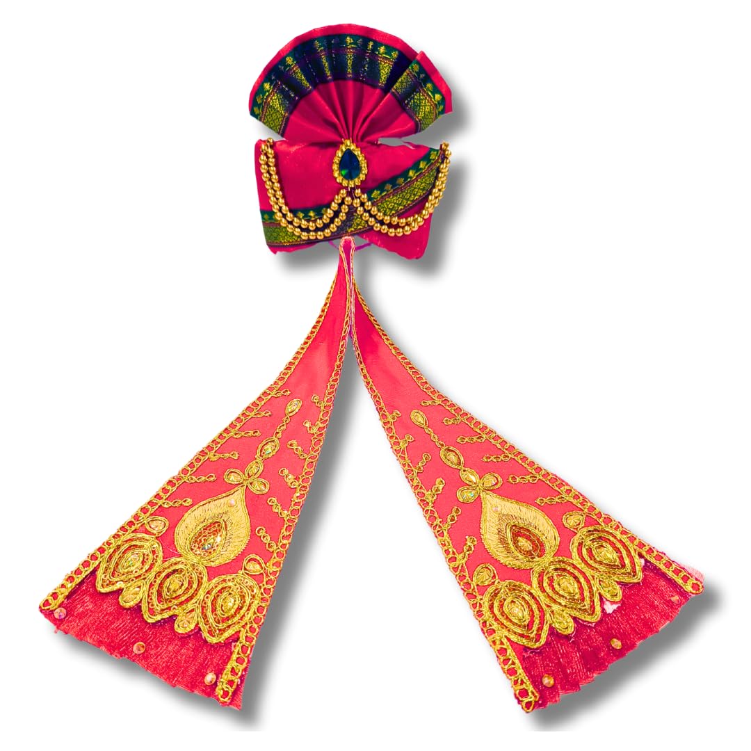 Buy Poojnam Ganpati Pheta and Dupatta Set | Fits Idols of height 1ft to ...