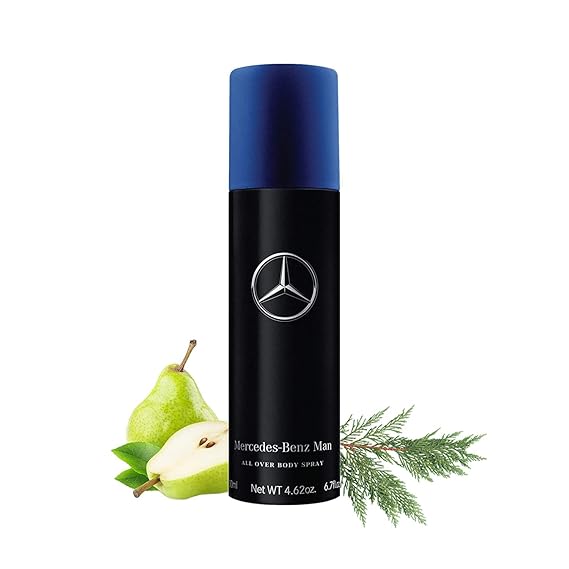Amazon.com: Mercedes-Benz Man - Body Spray for Men - Woody Fruity ...