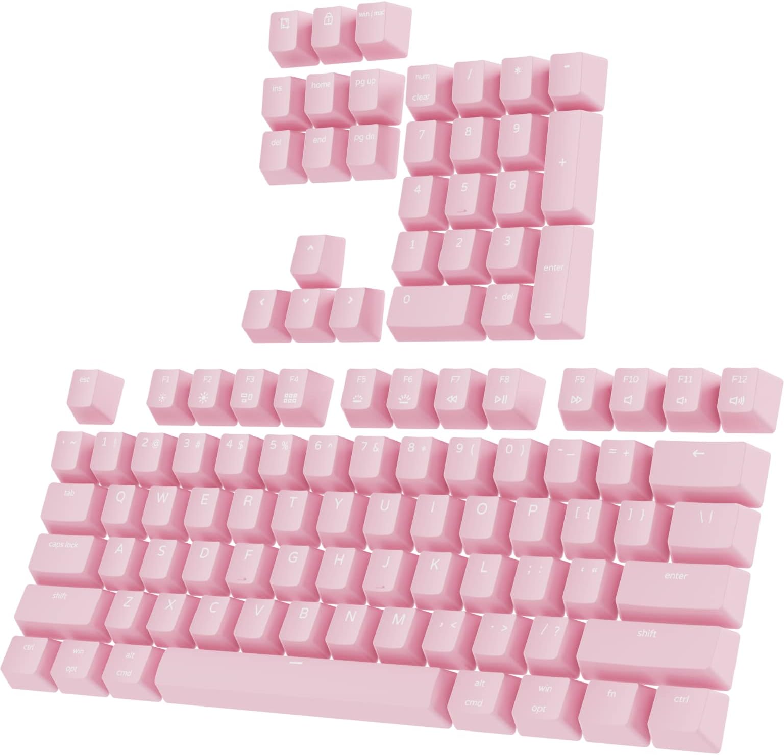 Amazon.com: HyperX Pudding Keycaps 2 - Full Key Set - PBT - 112 Keys ...