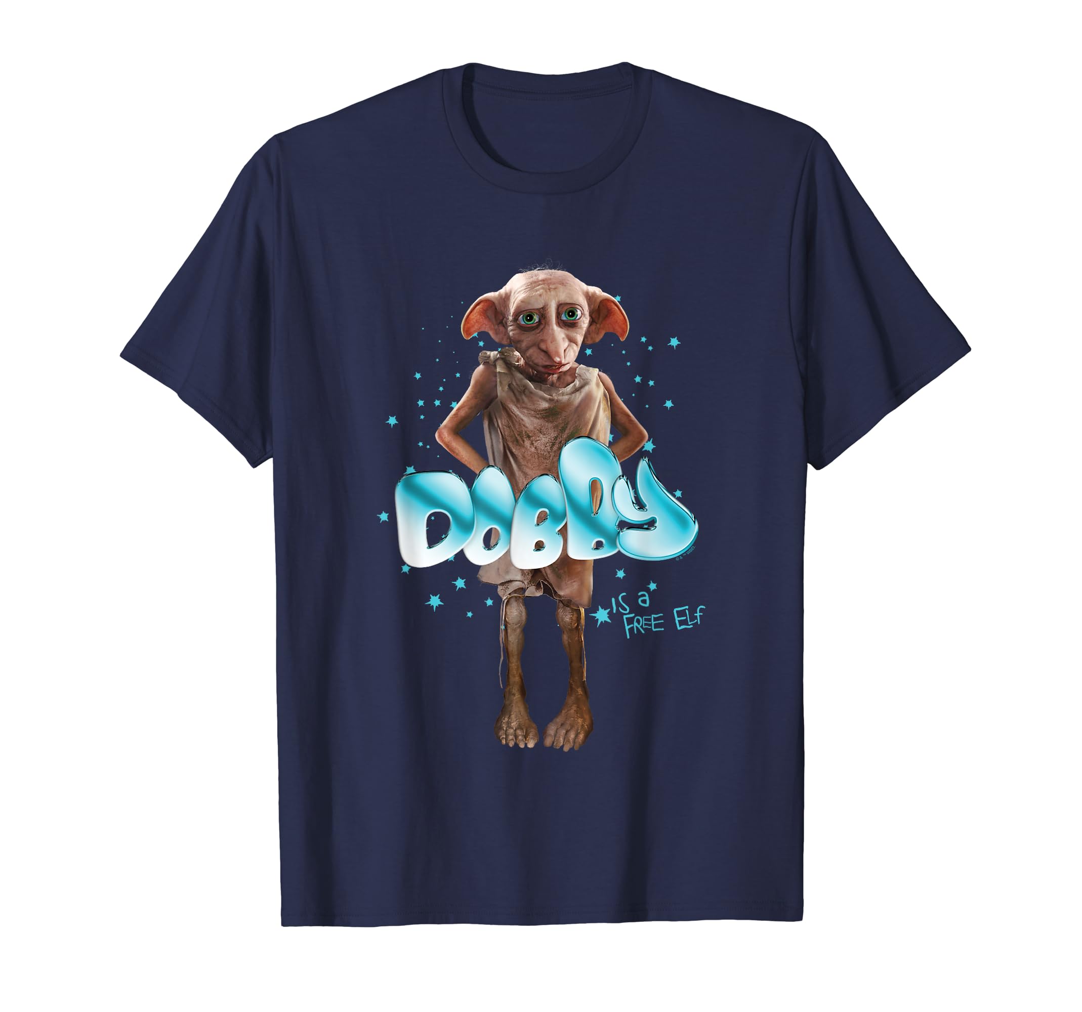 Amazon.com: Harry Potter Cute Dobby Is A Free Elf Big Chest Portrait T ...