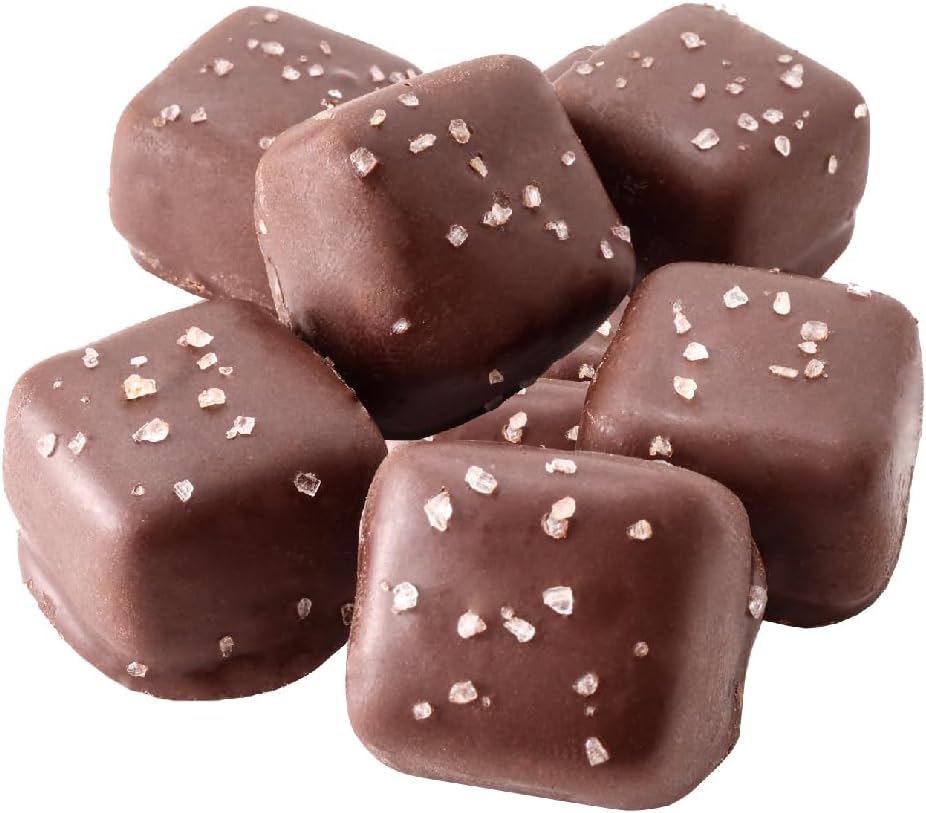 Amazon.com : Funtasty Milk Chocolate Sea Salt Caramel Squares Candy, 2 ...