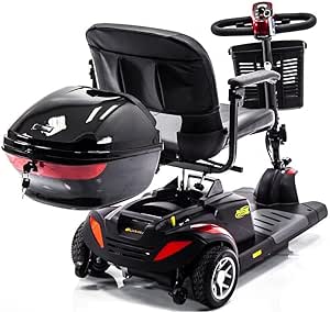 Universal Mobility Scooter Storage Box, 38 x 40.6 x 28 cm, Gloss Black ...