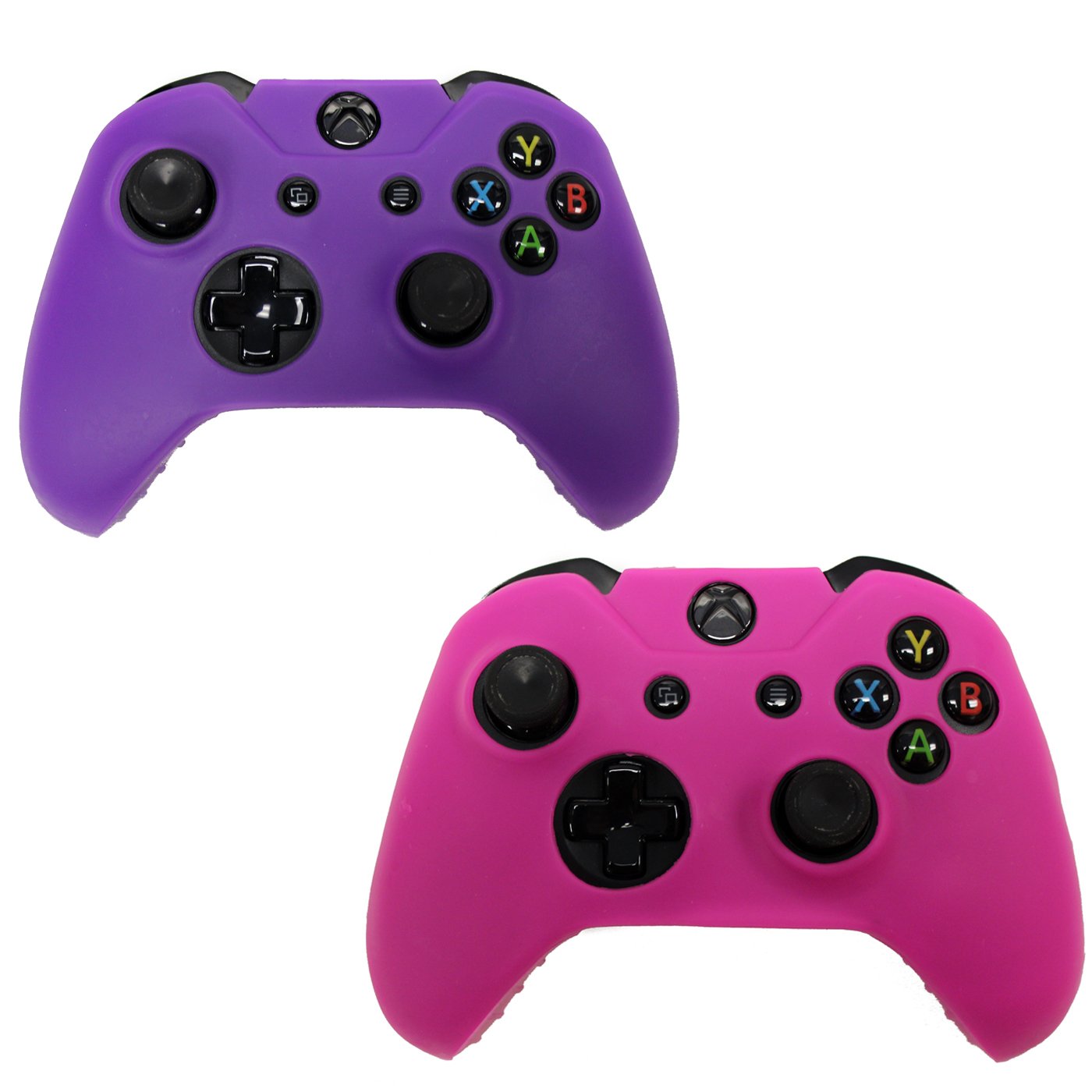 Amazon.com: HDE 2 Pack Protective Silicone Gel Rubber Grip Skin Cover ...