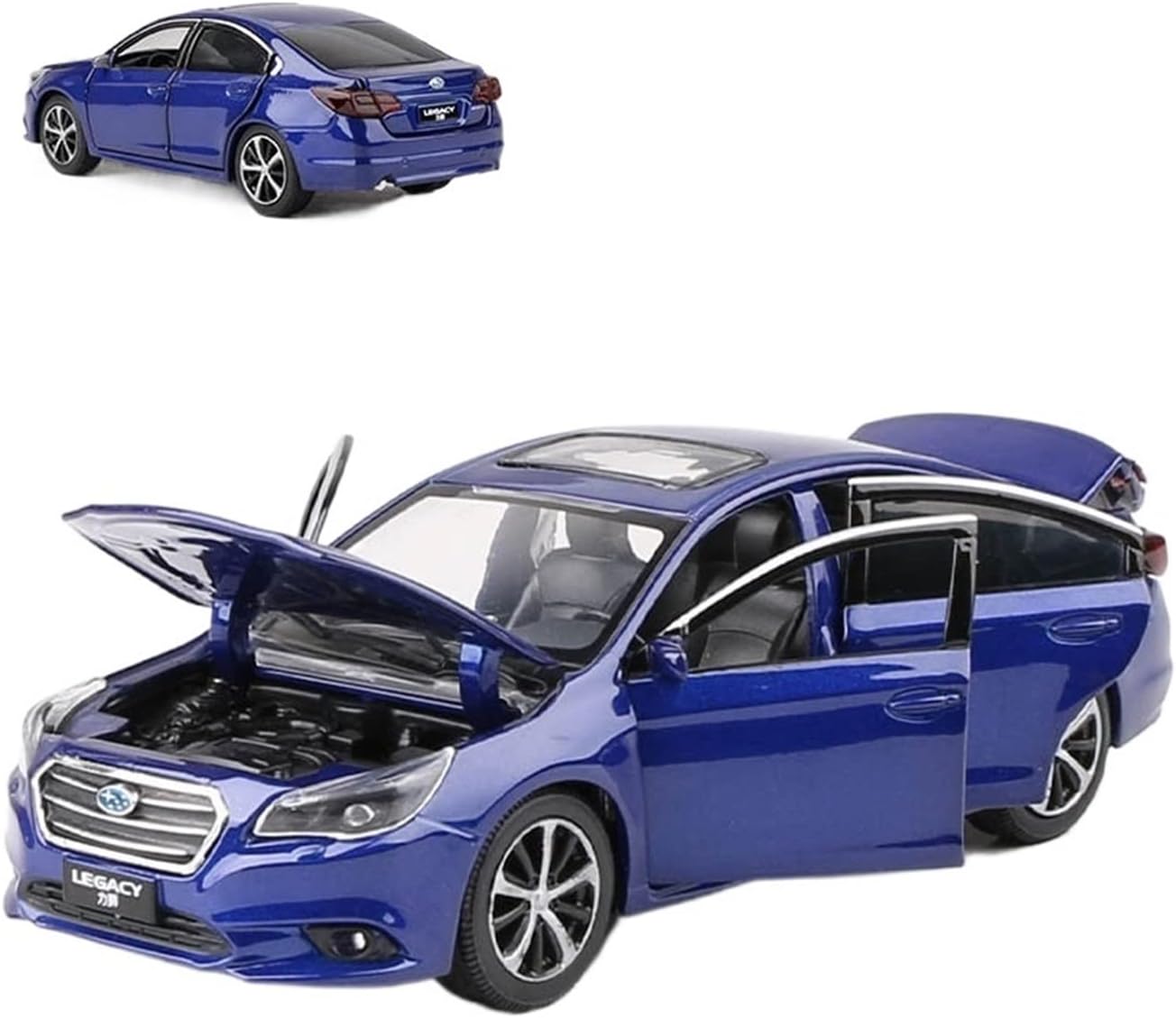 Amazon.com: SONGUL 1:32 for Subaru Legacy Alloy Car Model Diecast Metal ...