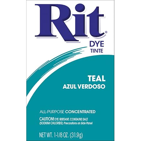 Rit Dye Powder-Teal Rit Dye Powder-Teal : Amazon.co.uk: Home & Kitchen