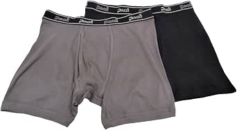Amazon.com: PRO 5 Men's Boxer Briefs 5XL (58-60) Black-Grey : Clothing ...