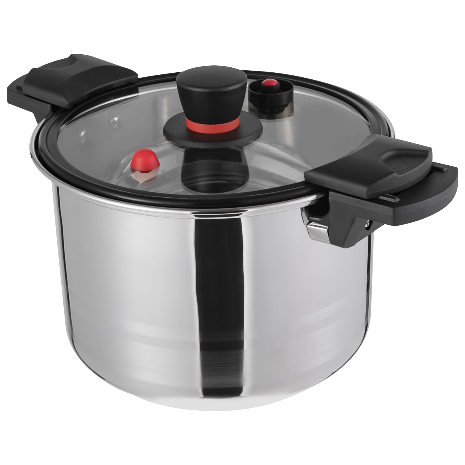 Amazon.com: Bokknppo 7.4Qt Pressure Cooker Stainless Steel Pressure Pot ...