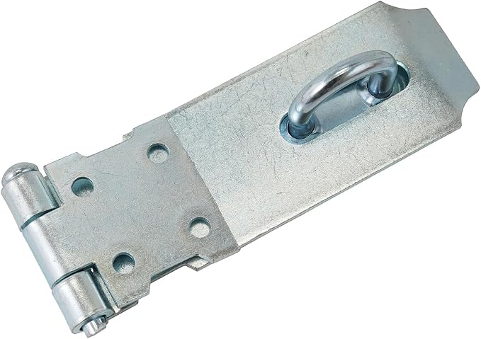 Door Lock Hasp Latch, 5 Inch Galvanized Iron Safety Packlock Clasp Hasp ...