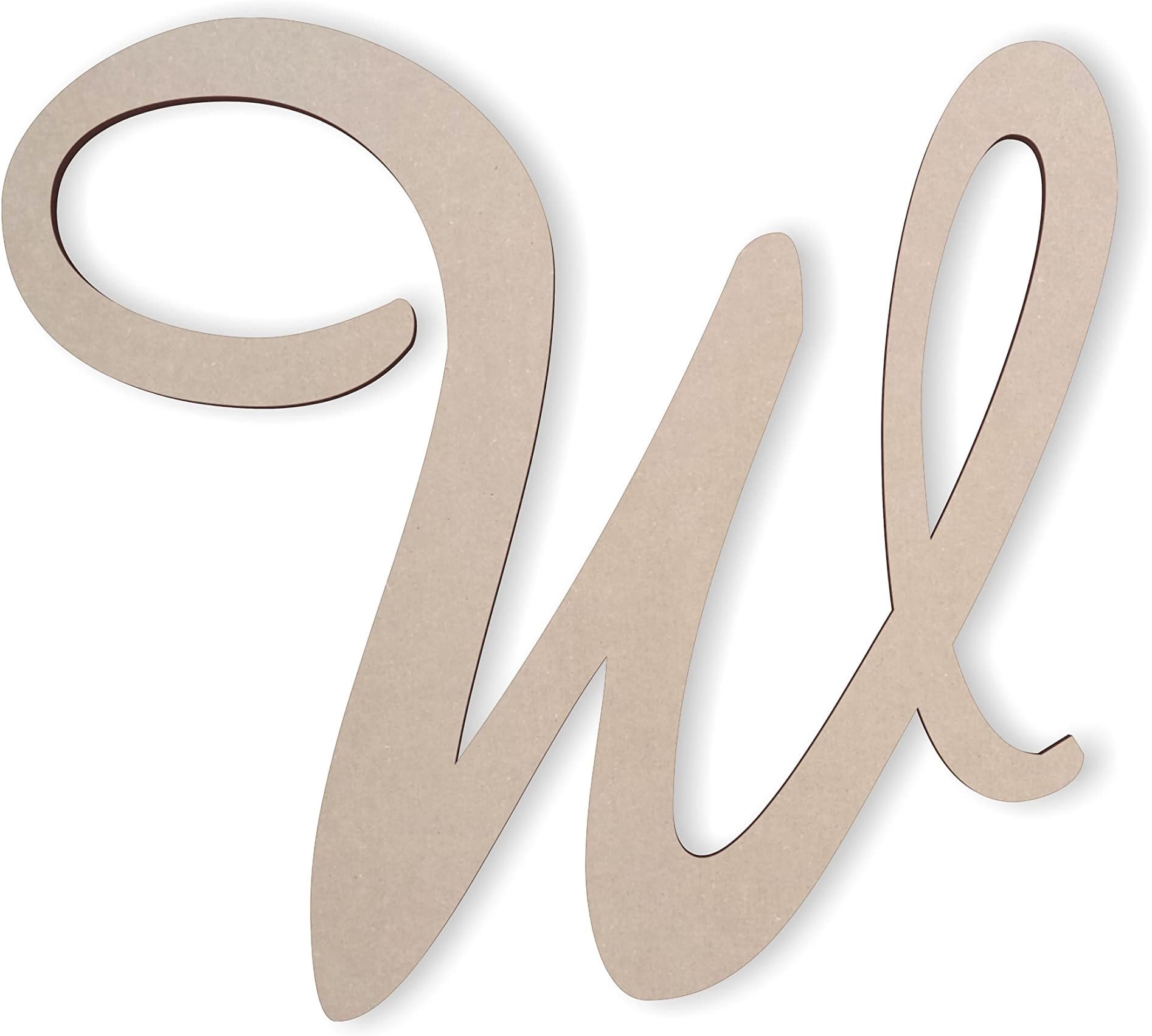 Amazon.com: Wooden Letters by Jess and Jessica Cursive Wood Letter for ...