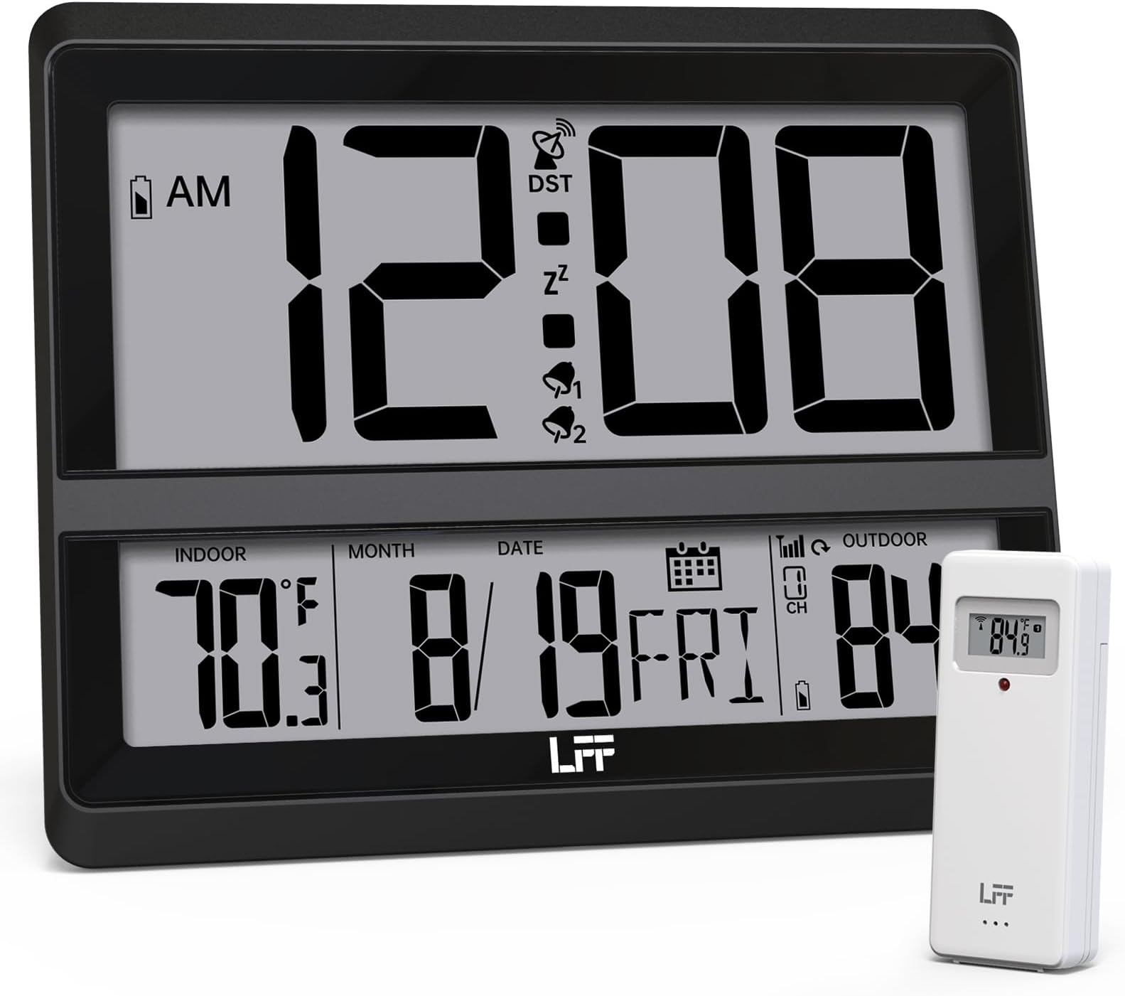 Amazon.com: Timex Alarm Clock with Temperature Sensor and Large Display ...