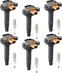 Amazon.com: DEEGOOLY 6PCS UF646 Ignition Coils Pack & Iridium Spark Plugs Compatible with Ford ...