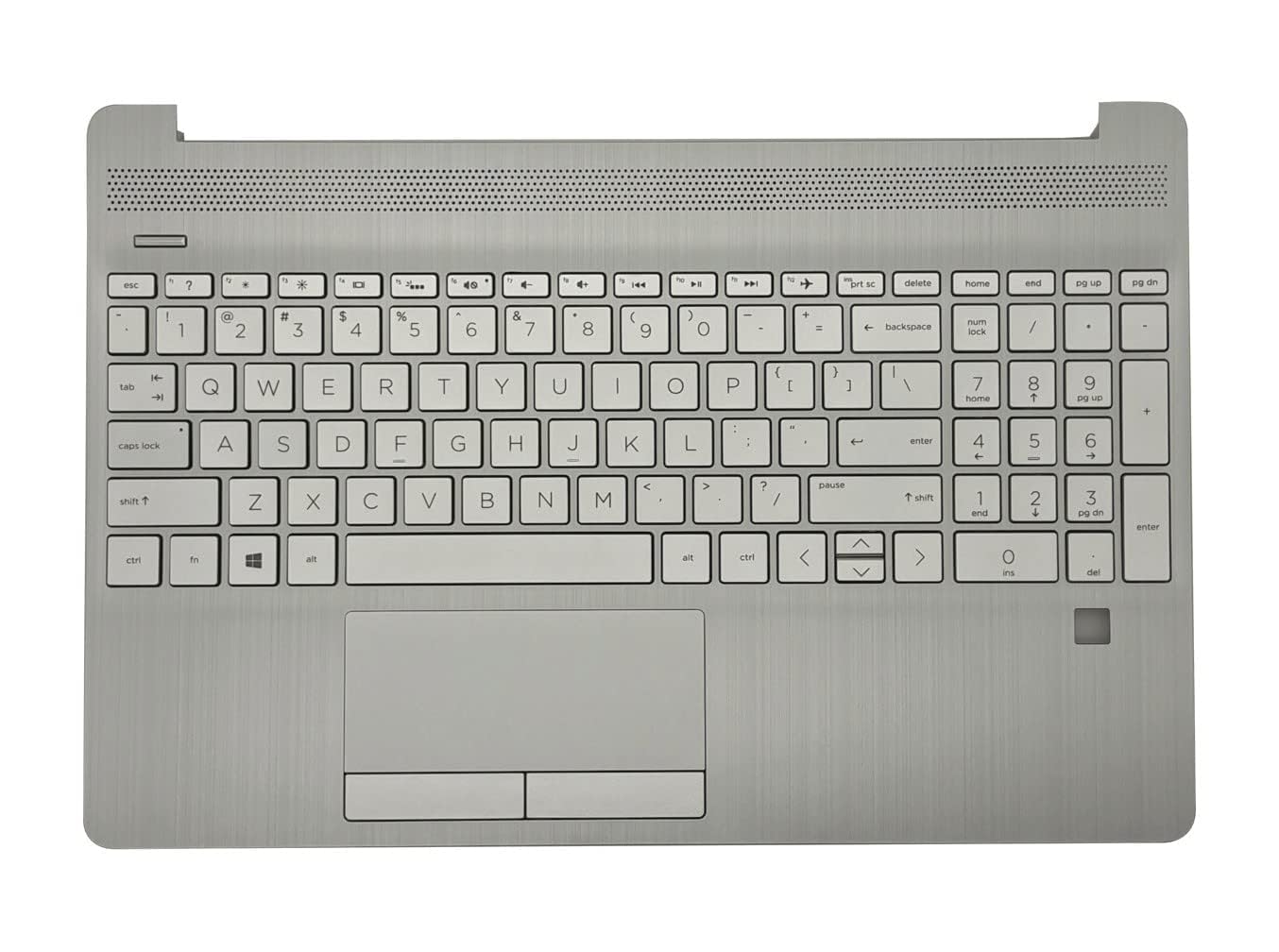 HP 15-DW Series Upper Case Assembly Replacement Palmrest Assembly For ...