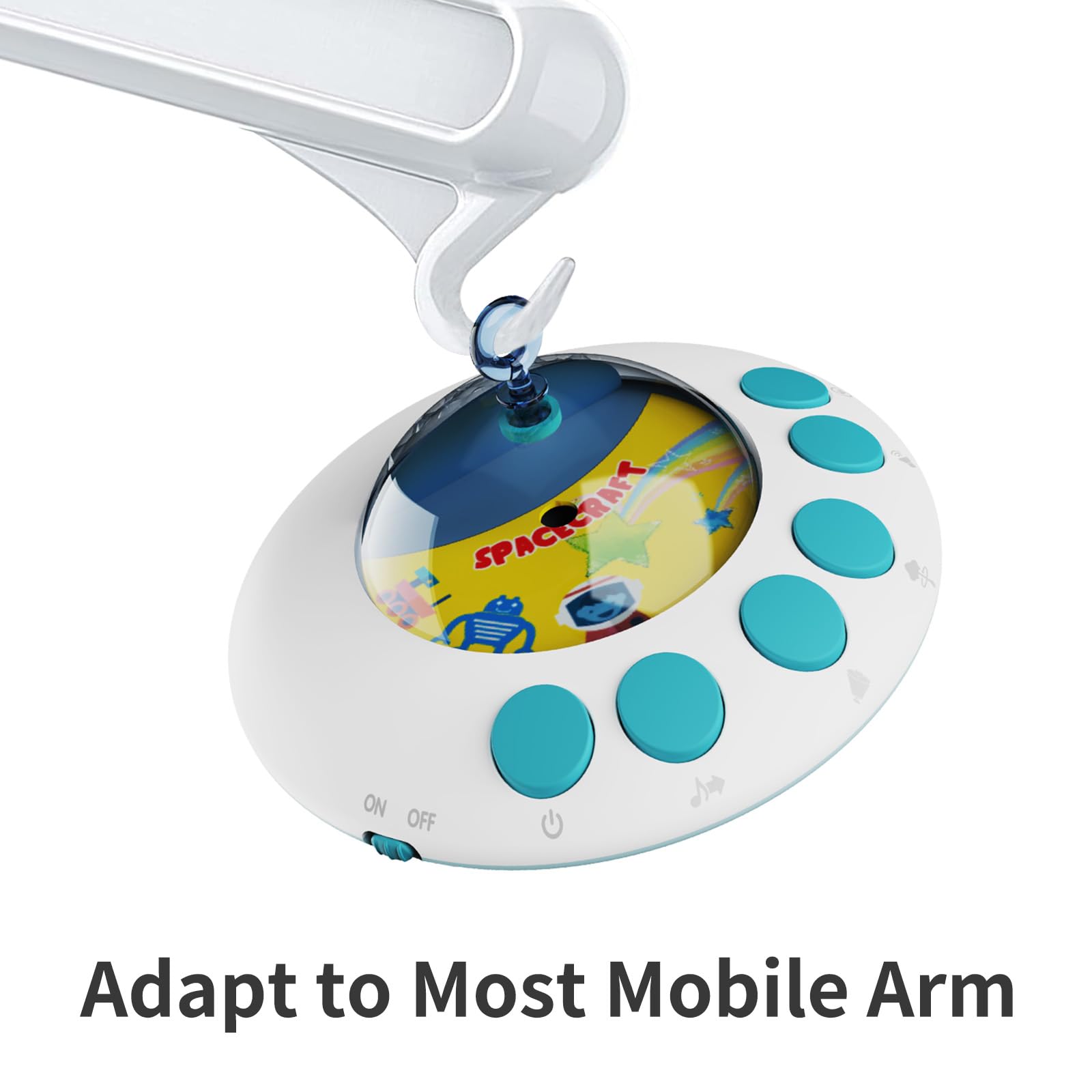 Snapklik.com : Eners Crib Mobile Music Box, Baby Mobile Spinner
