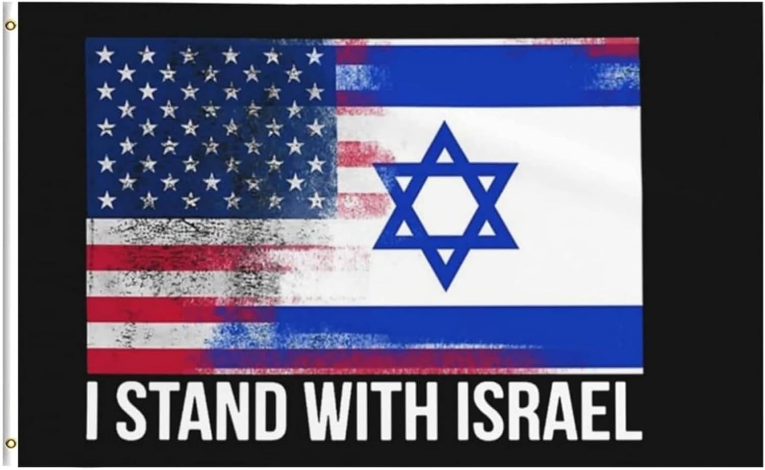 Amazon.com : I Stand with Israel Flag - Outdoor Decoration for ...
