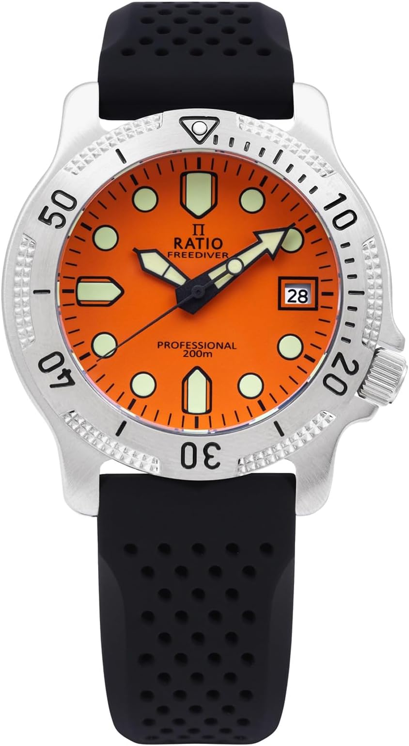 Buy RATIO FreeDiver Professional Dive Watch Sapphire Crystal Quartz ...