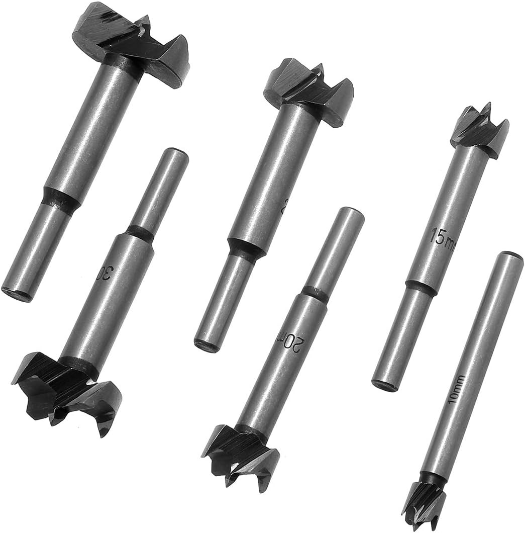 Malayas Forstner Drill Bits, 5Pcs 15-35mm Forstner Auger Drill Bit Set ...