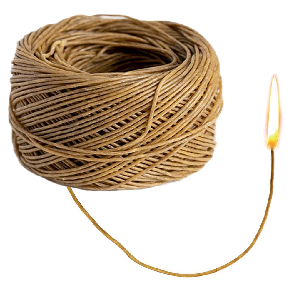 Amazon.com: SKYPRO 200Ft Brown Hemp Wick, Cigarette Lighting Hemp Rope ...