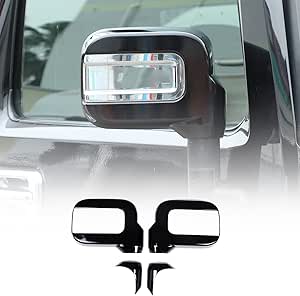 Amazon.com: Car Door Outer Rear View Mirror Cover, Exterior Rearview ...