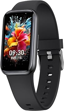 Amazon.com: ZURURU Fitness Tracker Watch with Hear Rate Blood Oxygen ...