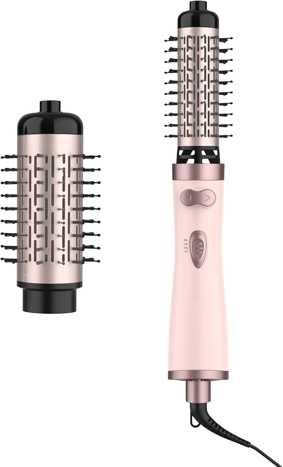 Amazon.com : ANWA Rotating Hair Dryer Brush, 4-in-1 Hot Air Styler and ...