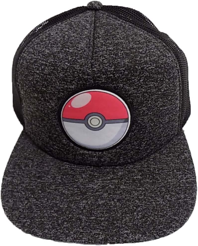 Bioworld Pokemon Pokeball Emblem Trucker Snapback Kids Hat : Amazon.ca ...