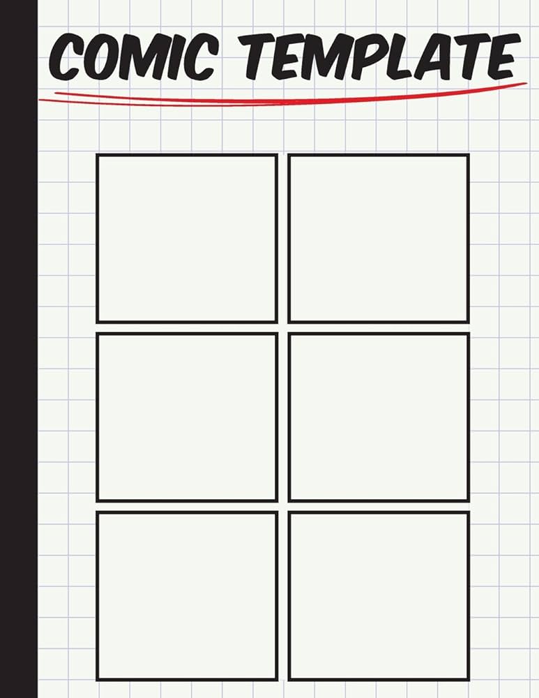 Printable Comic Strip Template Pdf Word Pages Printable For, 53% OFF