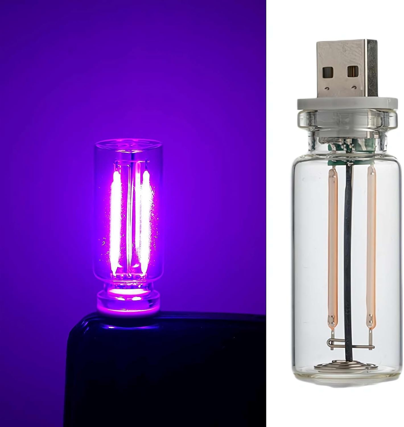 Amazon.com: GINTBN USB Interior Car Lights, USB Retro Car Interior ...