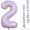 Amazon.com: Number 20 Purple Balloons 40 Inch Giant Purple 20 Number ...